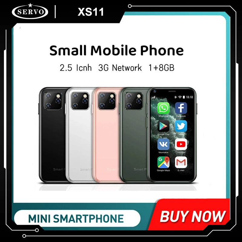 SERVO-Mini-Smartphone-Android-Original-Cell-phone-MTK6580-1GB-8GB-3G ...