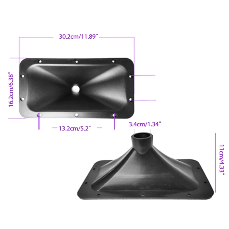 1pcs -tweeter Speaker Treble Horn Length 302 X162mm Home Theater ...
