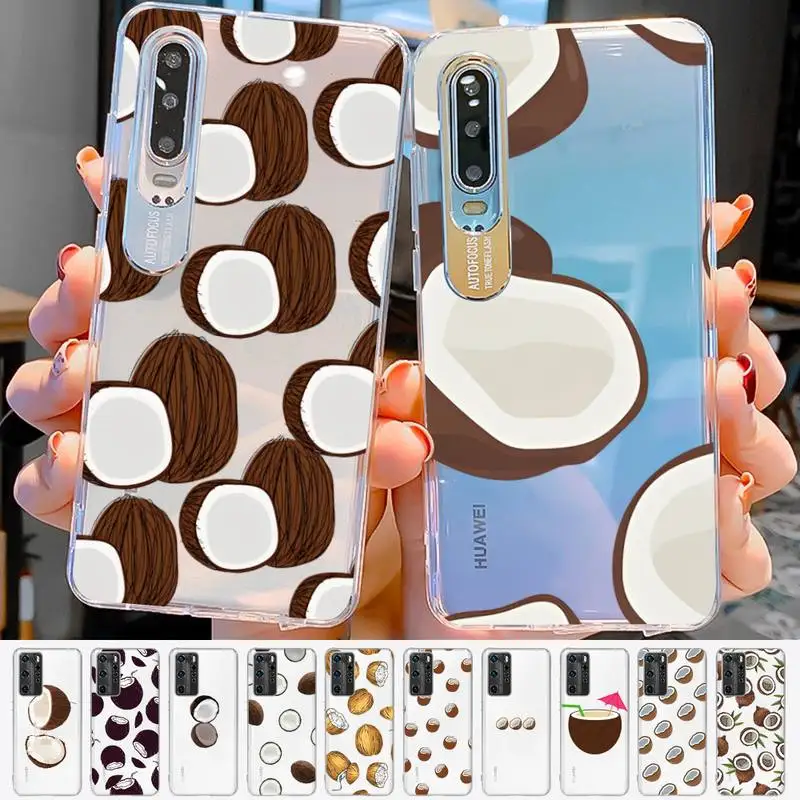Fruit Coconut Summer Phone Case for Samsung A51 A52 A71 A12 for Redmi 7 ...