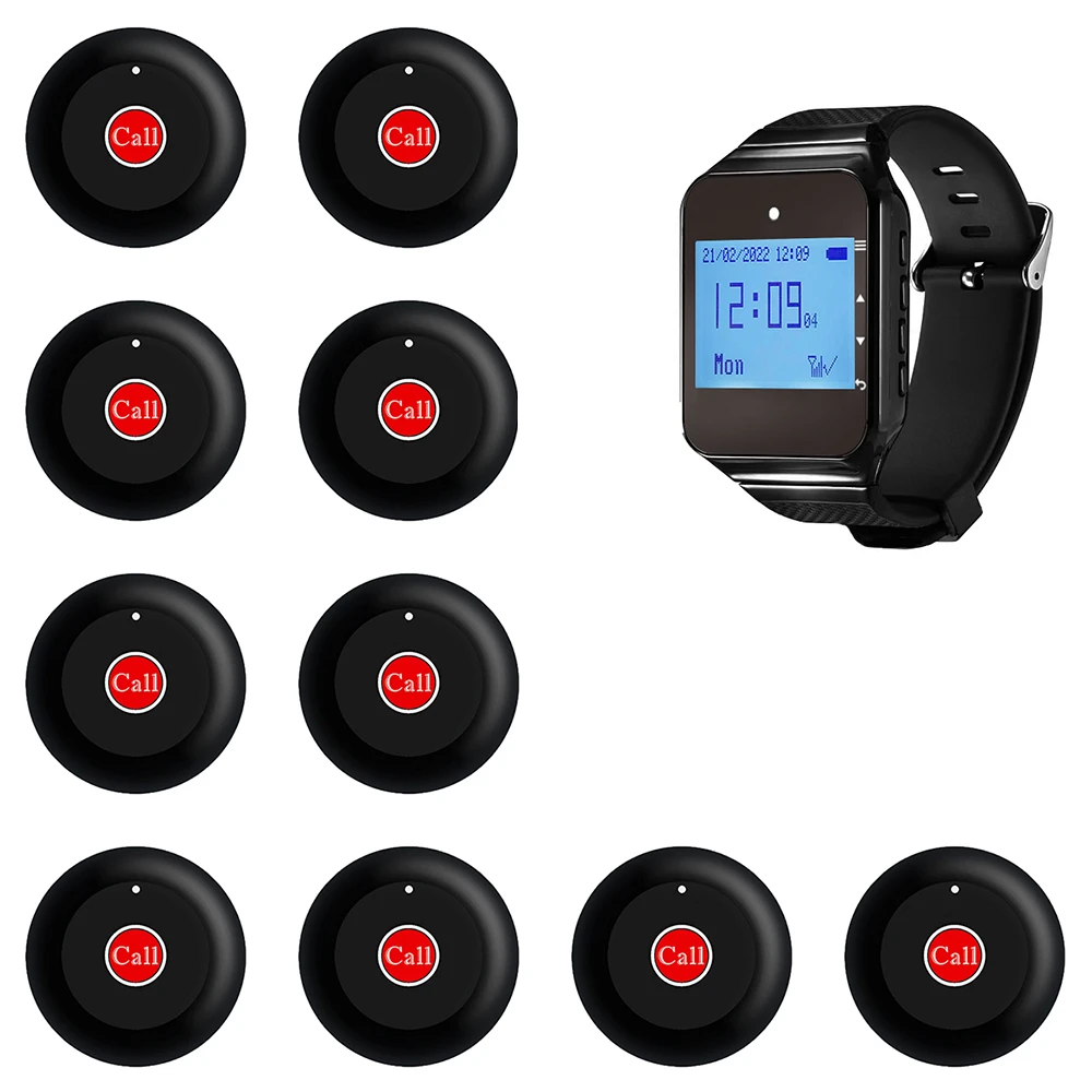 Restaurant-Pager-Wireless-Waiter-Calling-System-Watch-Receiver-Call ...