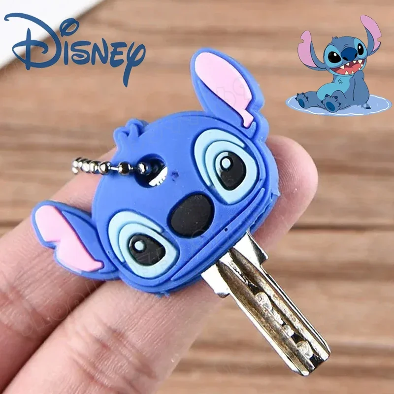 MINISO-Stitch-Key-Protector-Caps-Lilo-e-Stitch-Cartoon-Modeling ...