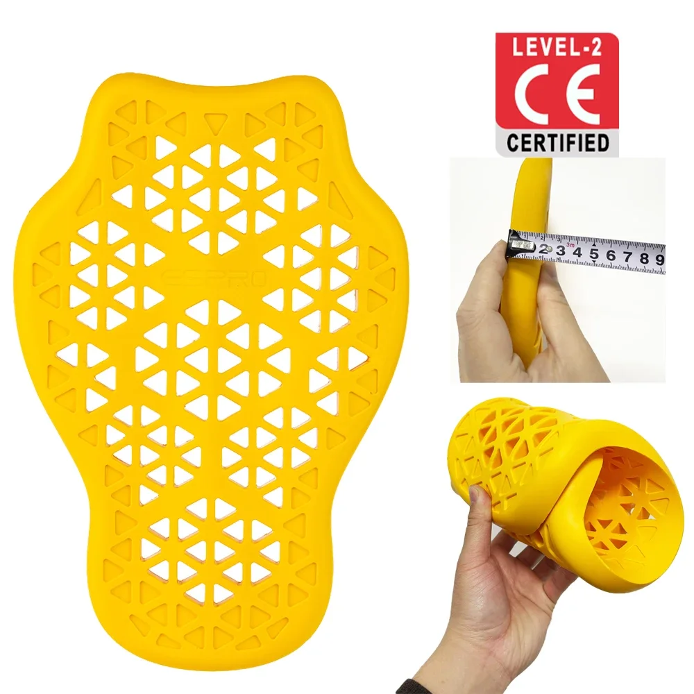 CE Level 2 Certified Motorcycle Shoulder Elbow Back Protection Pad ...