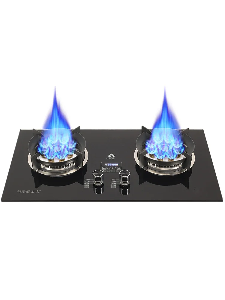 Gas-Stove-Double-Cooker-Natural-Gas-Liquefied-Gas-Table-Top-High-Fire ...