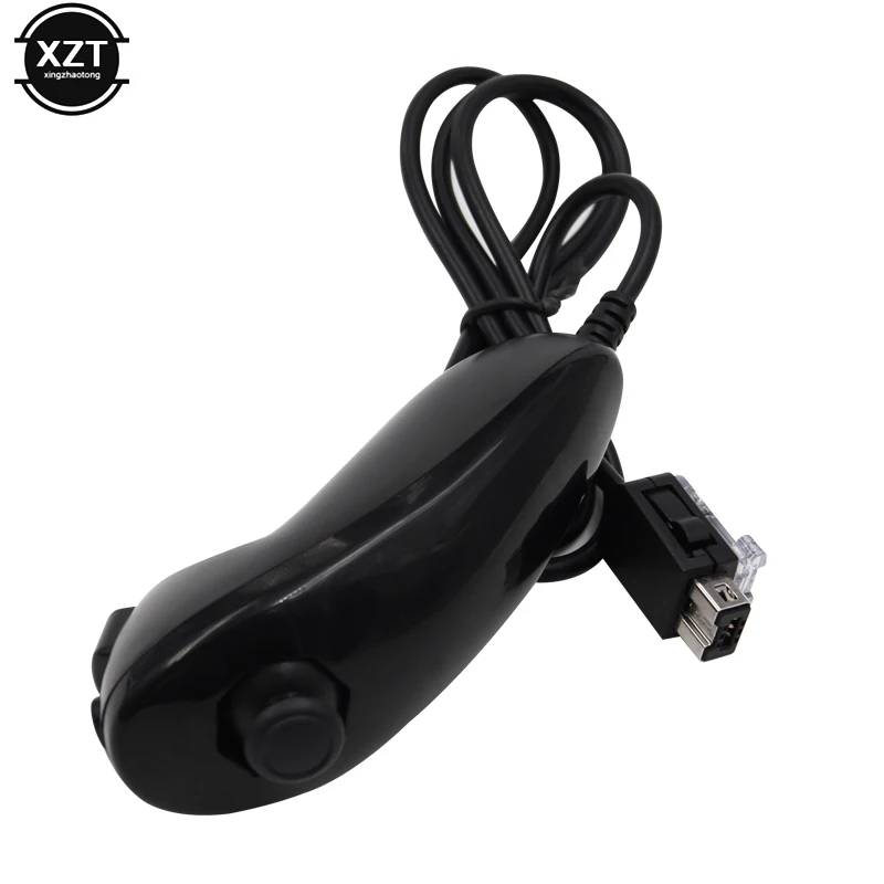 Mando-izquierdo-para-Nintendo-Wii-Nunchuk-curvo-manual-accesorios-para ...