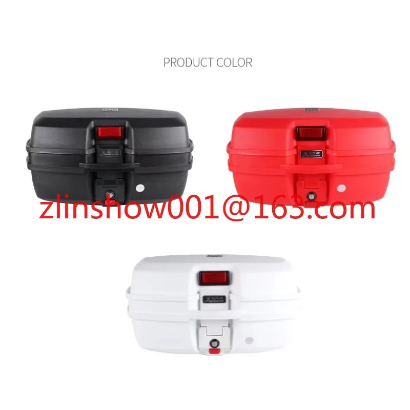 32 L Motorcycle Side Tail Box ABS Red White Black Packing Motorbike ...