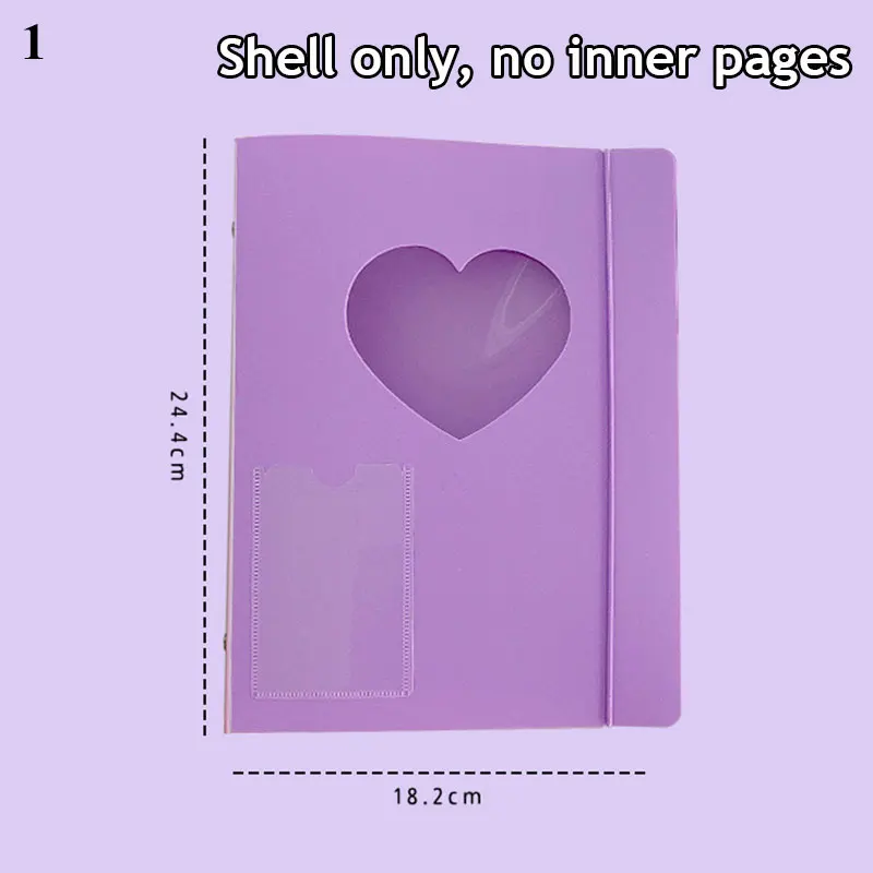 ALBUM PHOTO,7--classeur A5 pour Album Photo, porte cartes autocollant ...