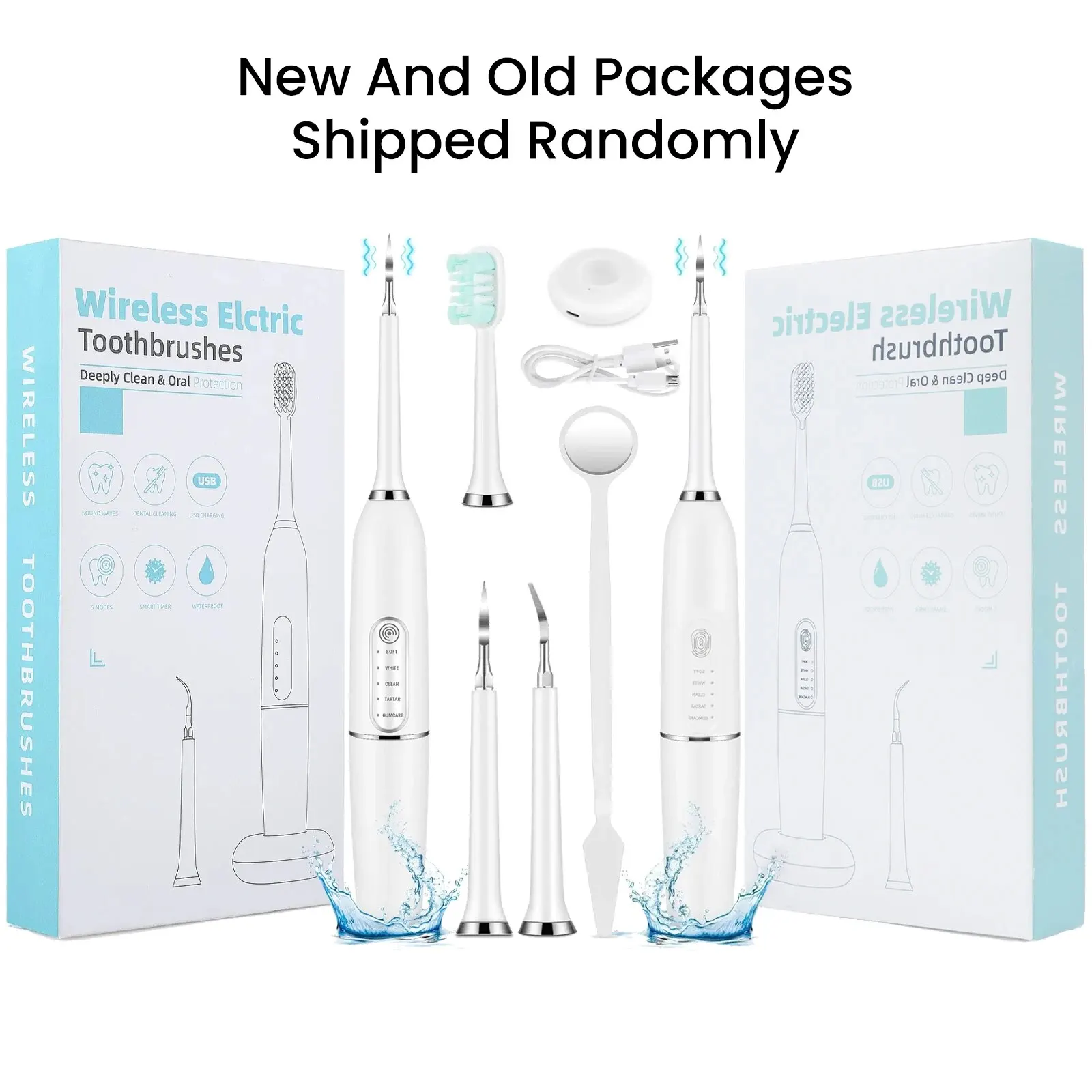 Ultrasonic-Electric-Toothbrushes-Sonic-Waterproof-USB-Charger-Tooth ...