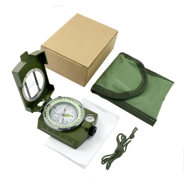 Military Professional Compass High Precision Waterproof Luminous ...