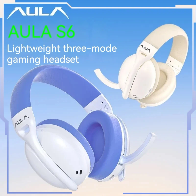 Aula-S6-Headphone-2-4g-Wireless-Bluetooth-5-3-Wired-Three-Mode ...