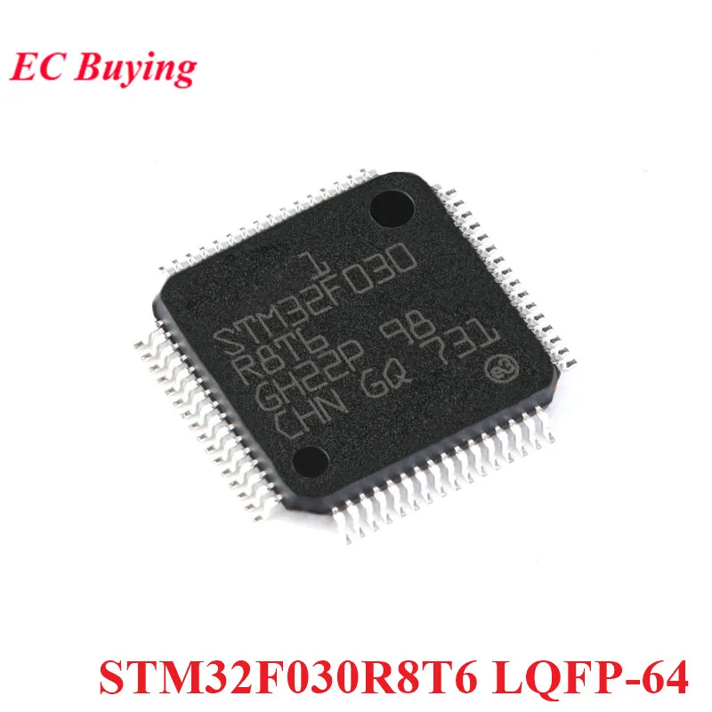 Stm32f030r8t6 Lqfp 64 Lqfp64 암 Cortex M0 32 비트 마이크로 컨트롤러 Stm32 F030r8t6 Ic 칩 Aliexpress