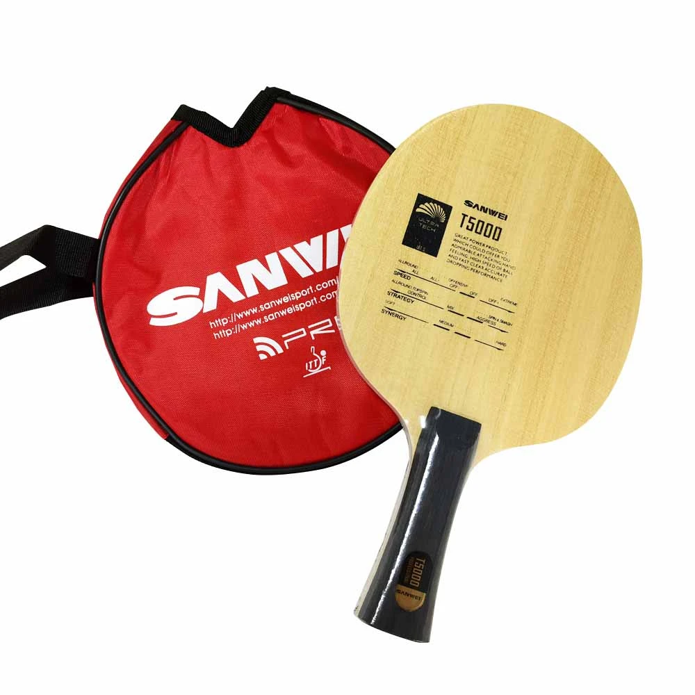 Original SANWEI T5000 Table Tennis Blade 5 Wood 2 Carbon Entry ...