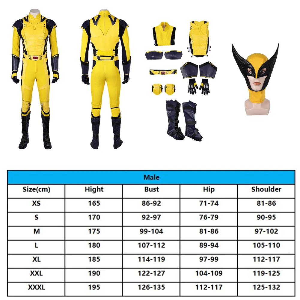 Máscara de Logan de lobo para adultos, disfraz de piscina para cosplay ...
