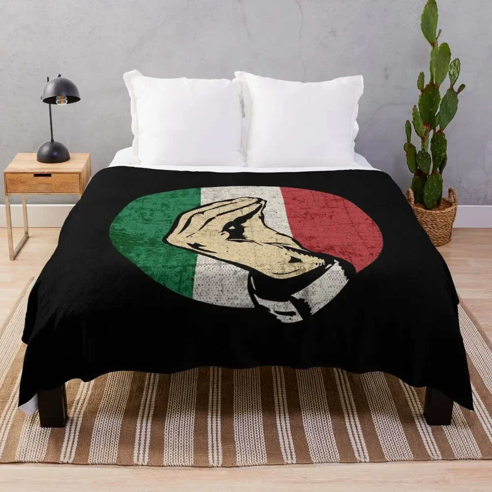 Italian-Hand-Gesture-Sing-Language-Funny-Italy-Flag-Vintage-Throw ...