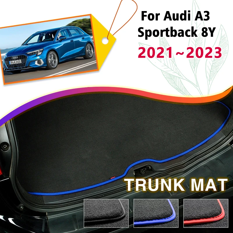 Rear Trunk Mat For Audi A3 Sportback 8Y 2021 2022 2023 Boot Cargo Liner ...