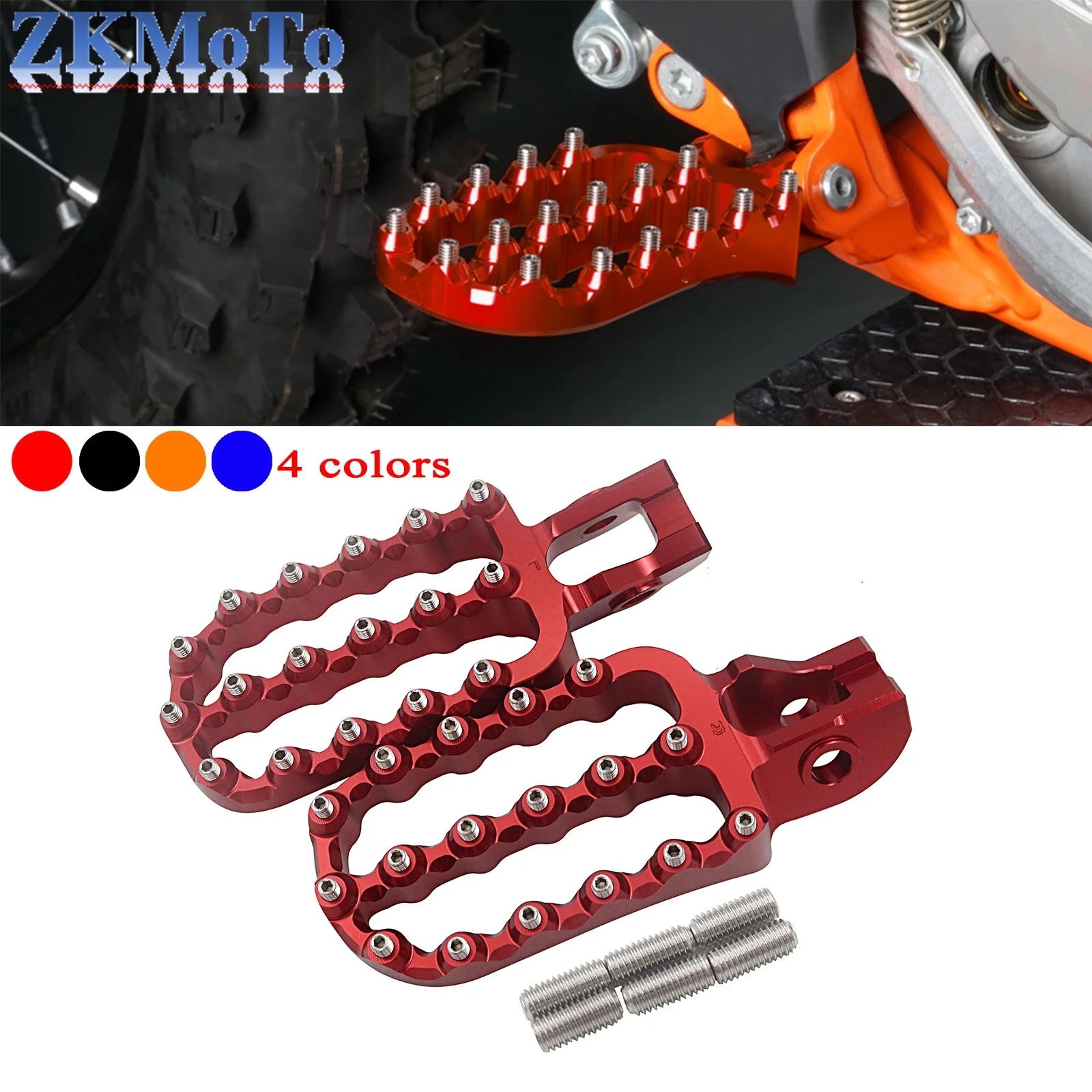 150mm Forged Footrest Footpeg Foot Pegs For KTM 125 250 300 350 400 450 ...