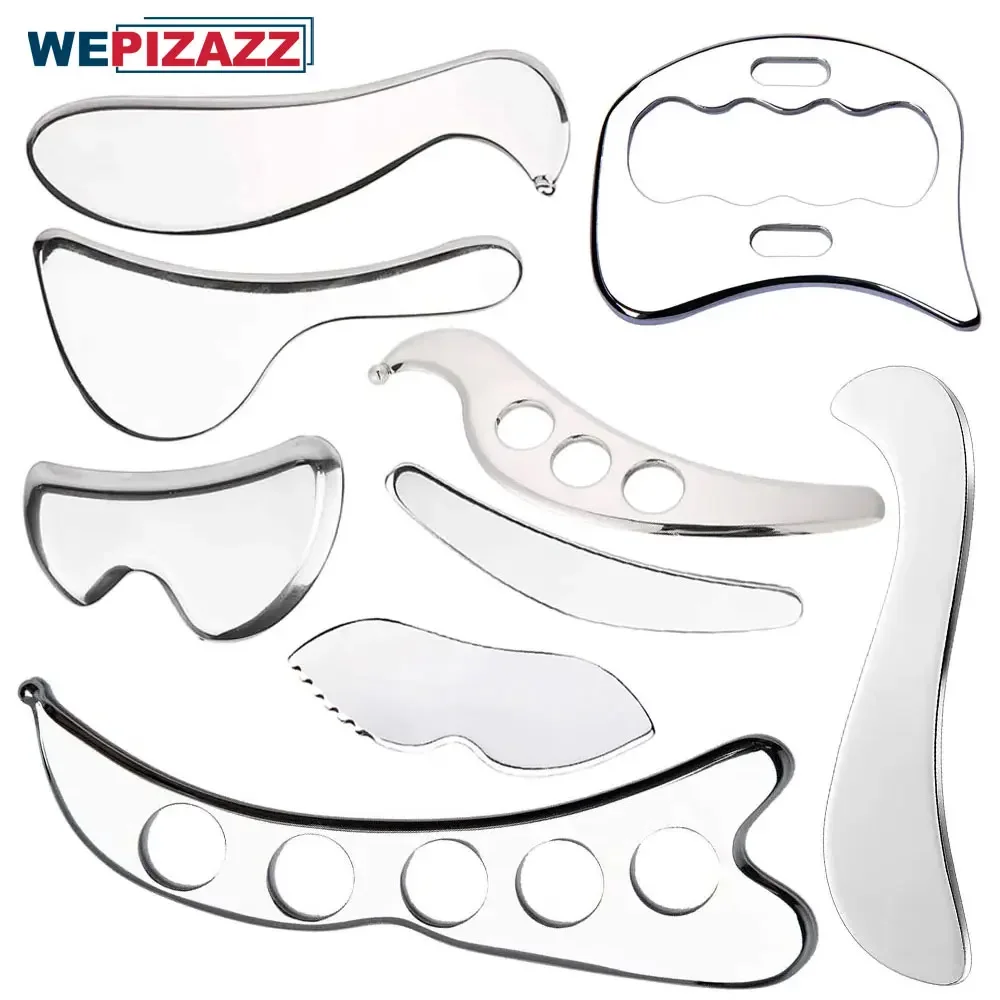 Professional-GuaSha-Massage-Tools-Stainless-Steel-Gua-Sha-Scraping ...