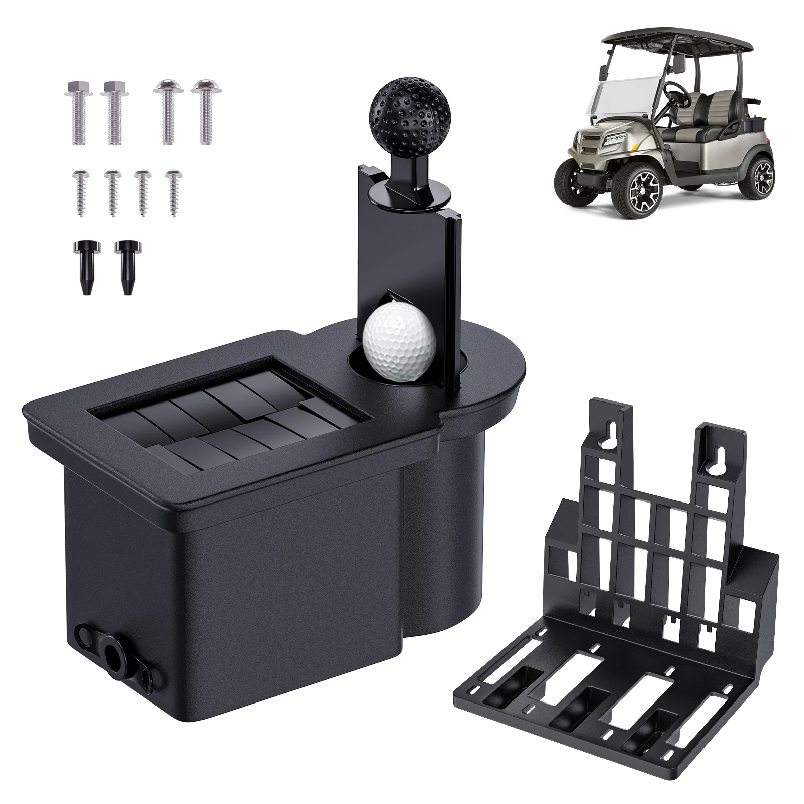 Golf Cart Accessories Golf Club & Balls Washer Cleaner & bracket for ...