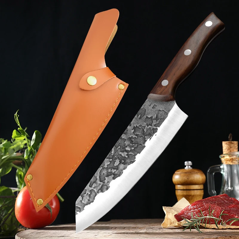 Meat-Cleaver-Butcher-Kitchen-Knife-Stainless-Steel-Meat-Chopping-Chef ...