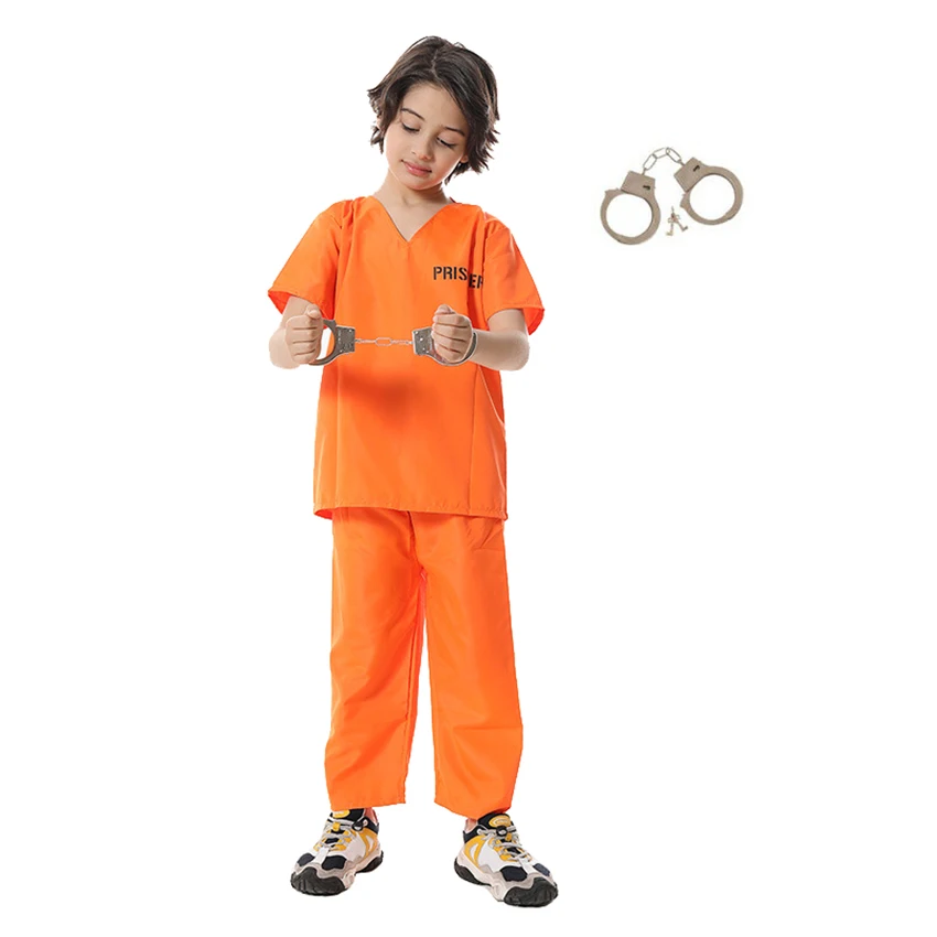 Prisoner-Uniform-Child-Suit-Prison-Convict-Cosplay-Halloween-Costume ...