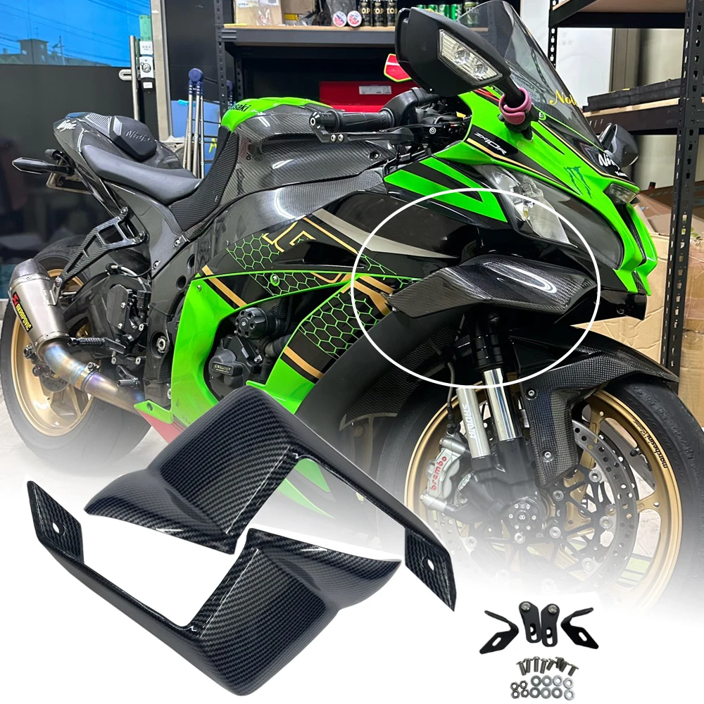 Motorcycle-Winglet-Aerodynamic-Fairing-Side-Wing-Kit-Fixed-For-Kawasaki ...