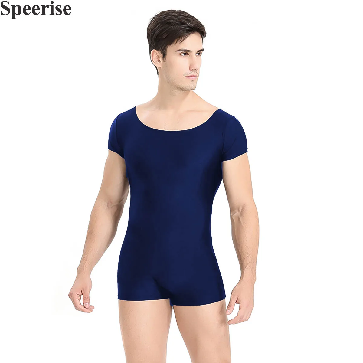 Men-s-Jumpsuit-Dancewear-Acrobatics-Gymnastics-Skin-Fitness-Suit-Short ...