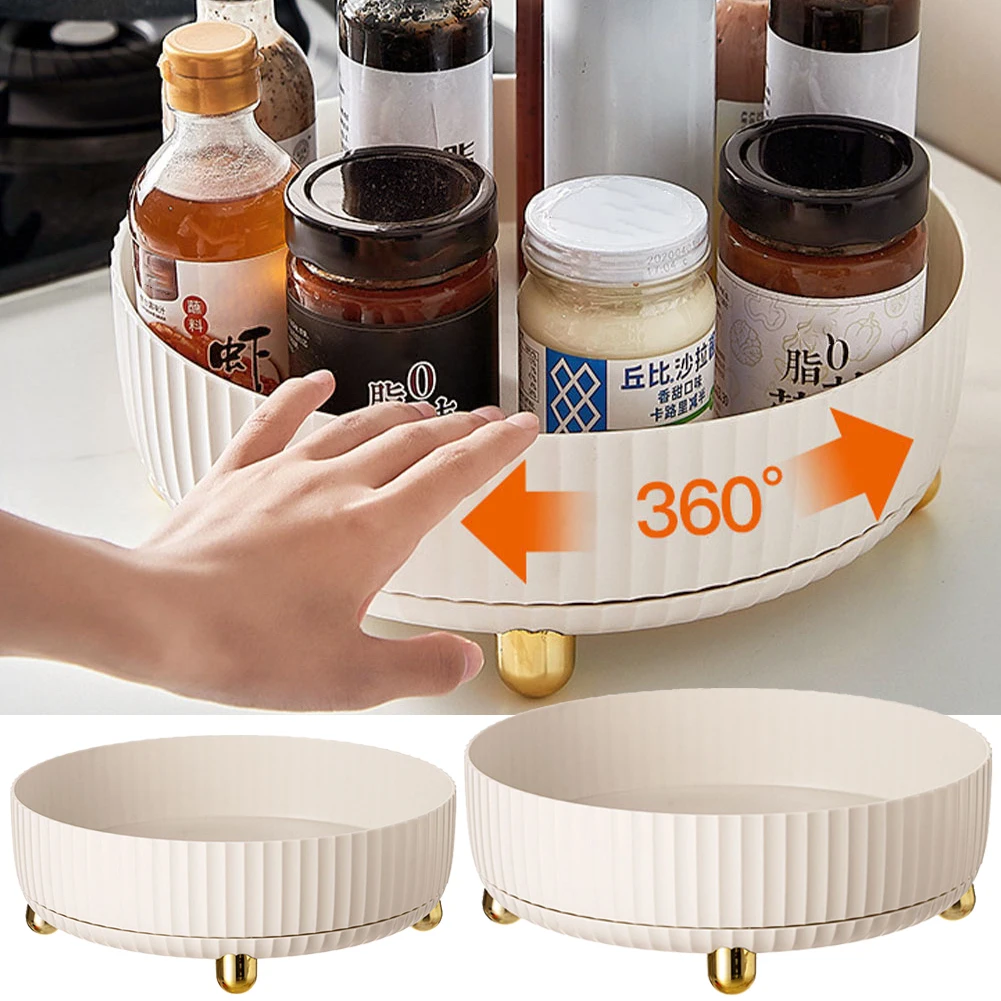 Kitchen Rotating Storage Rack 360 Degrees | Rotating Kitchen Storage ...