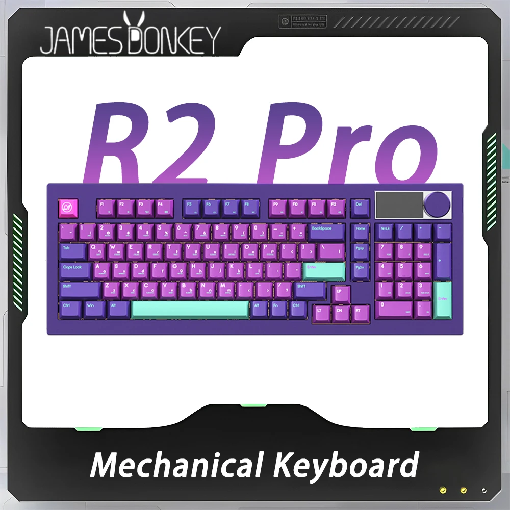 JamesDonkey-R2-Pro-Mechanical-Keyboard-Aluminium-Alloy-Custom-Screen ...
