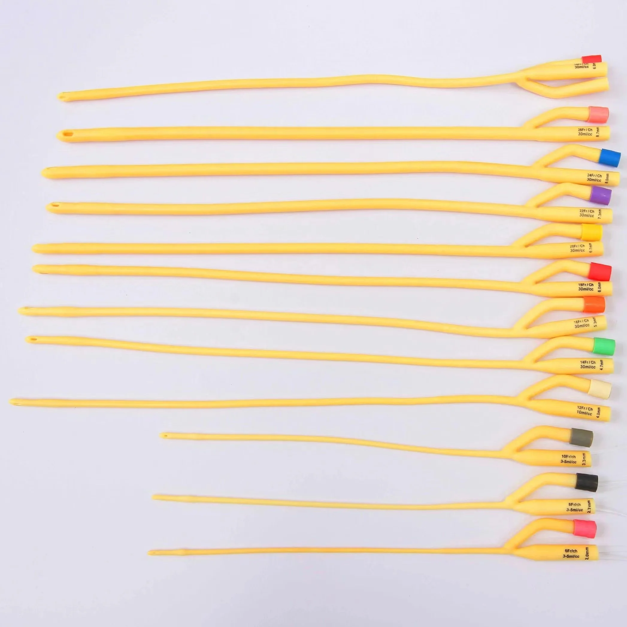 Wholesale 2/3-Way Latex Foley Catheter Double Lumen Medical Consumables ...