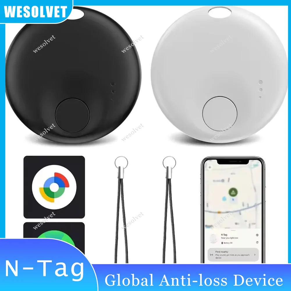 Dual-mode Smart Tracker Tag Find My Air Tags Portable Compatible with ...