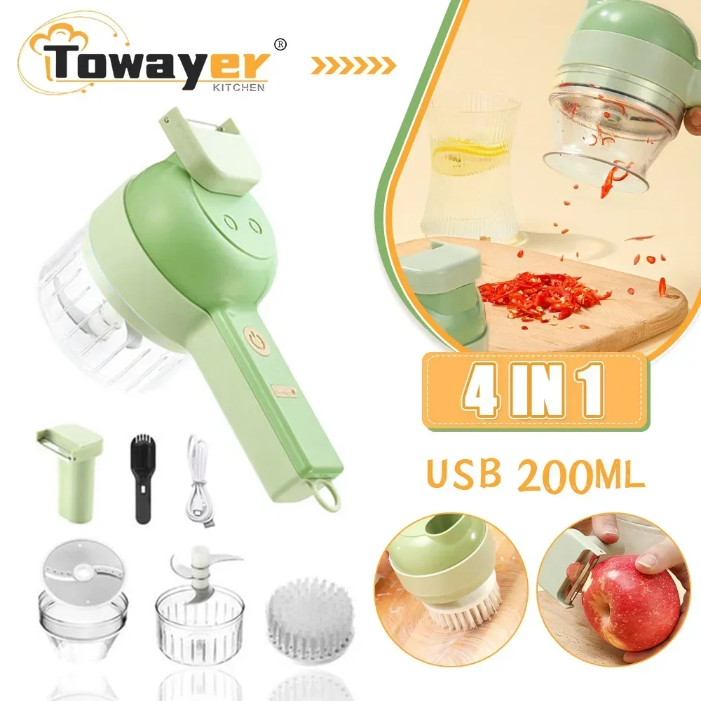 4-in1-Multifunctional-Electric-Vegetable-Cutter-Slicer-USB-Charging ...