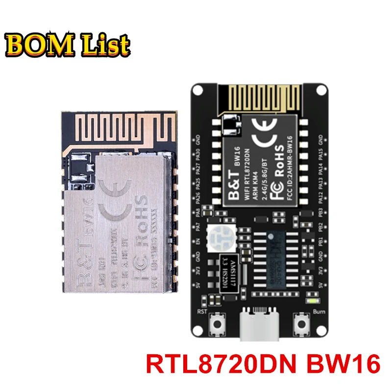 BW16-RTL8720DN-Dual-band-WiFi-Wireless-Bluetooth-compatible-BLE-5-0 ...