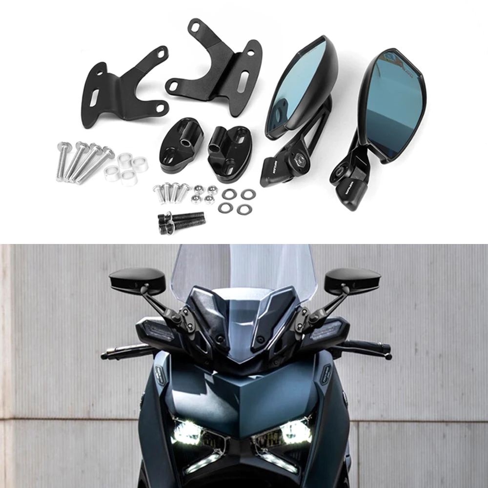 XMAX-300-Motorcycle-Rear-View-Mirrors-Fit-For-Yamaha-X-MAX-300-2023 ...