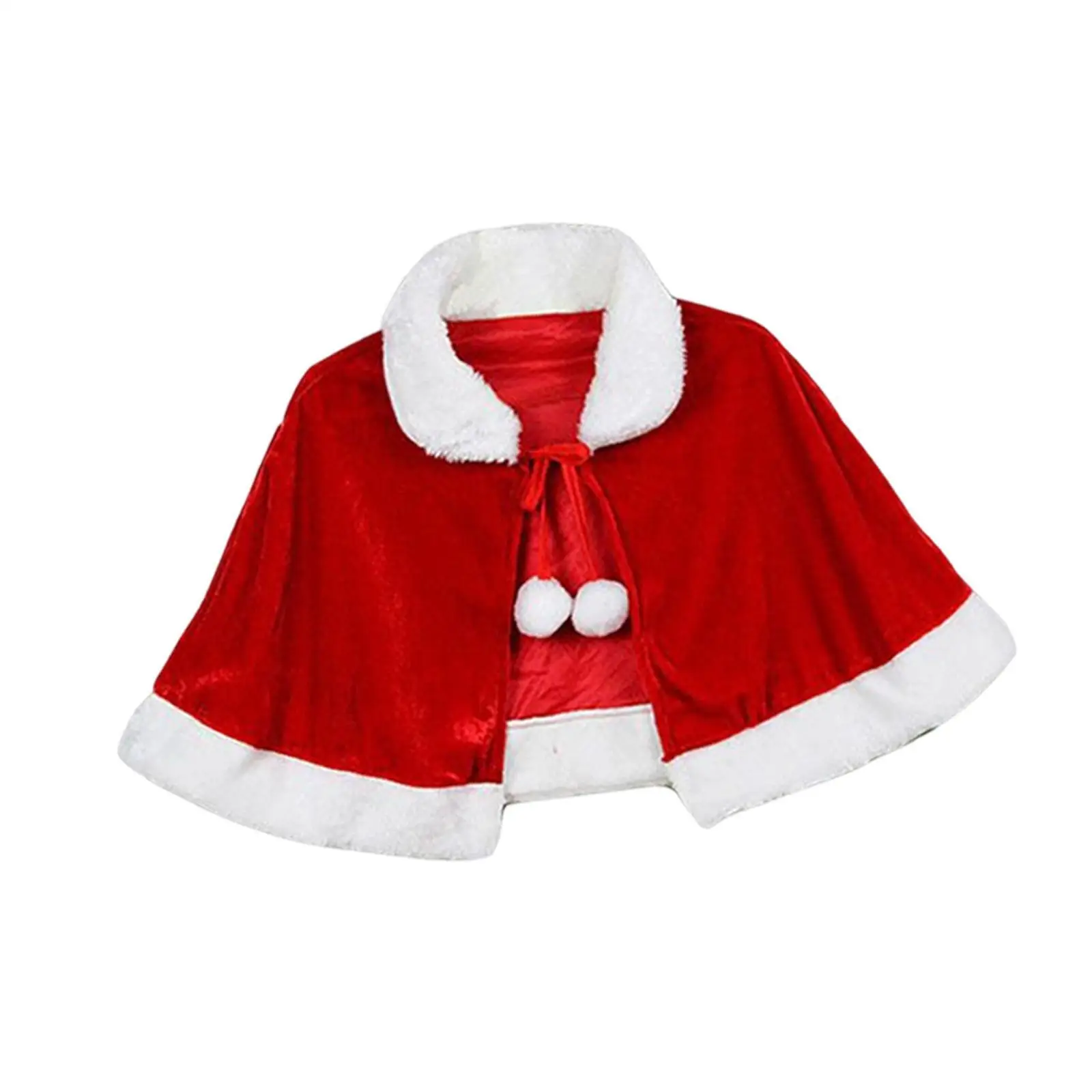 New-Year-Winter-Red-Velvet-Cape-Cloak-Christmas-Women-Girl-Shawl-Party ...