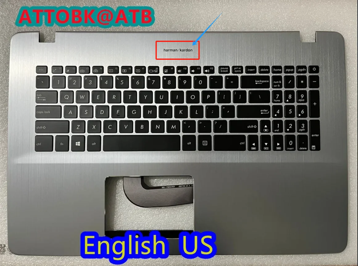 US/SP/LA laptop Keyboard For Asus VivoBook Pro 17 N705 N705FD N705UD ...