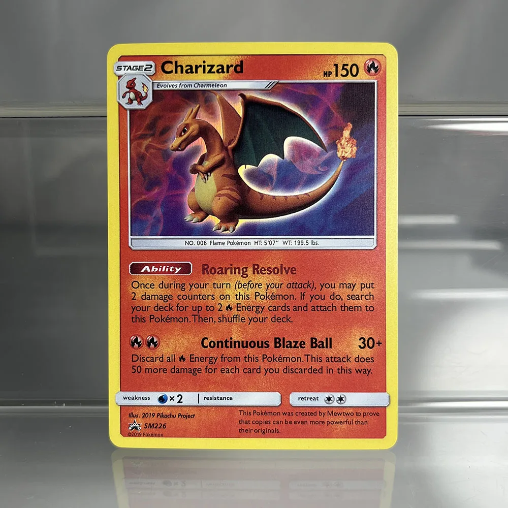 Pokémon Cards Sun & Moon Foil Flash Cards Charizard & Braixen lono ...