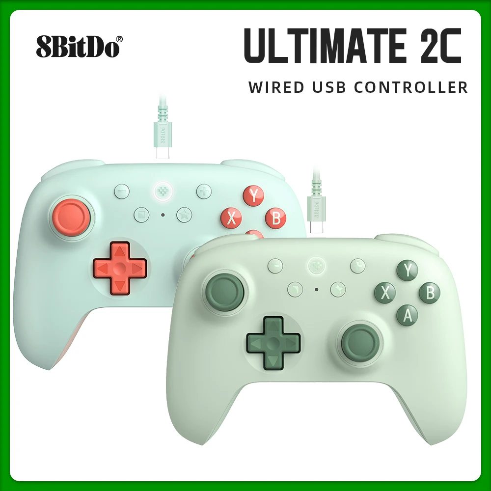 8bitdo-Wired-Gaming-controller-Ultimate-2C-New-USB-Game-Controller ...
