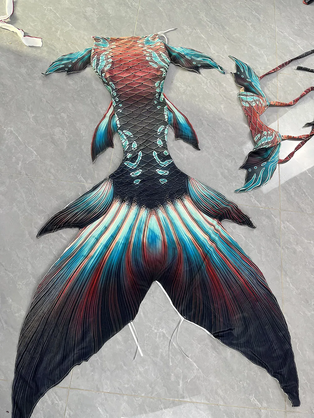 Hot selling Colorful Mermaid Tail Mermaid Belly Mermaid Fins Aquarium ...
