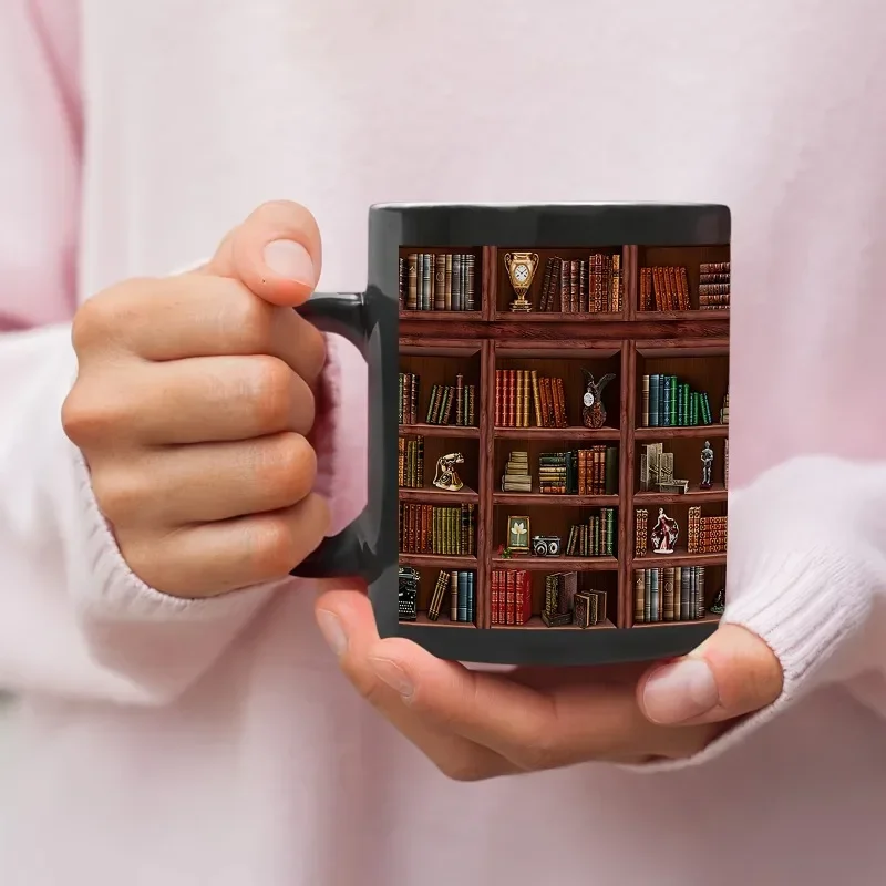 1pc-Library-Bookshelf-Mug-Book-Lovers-Coffee-Mugs-Librarian-Mug-Book ...