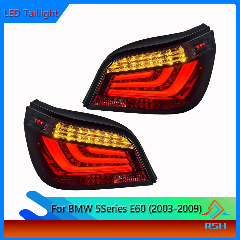 Car Tail Lights For BMW 5 Series E60 2003-2009 Daytime Running Lights ...