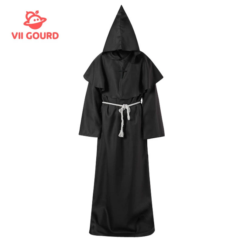 Medieval Priest Monk Robe | Priest Costume Clothing | Monk Clothing ...