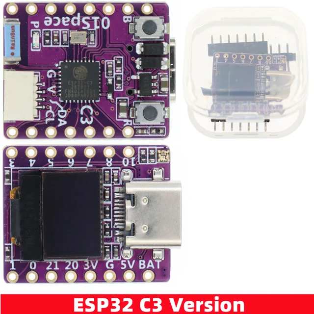ESP32 C3 / RP2040 Raspberry Pi Pico Development board with 0.42 inch LCD risc-v WiFi Bluetooth ...