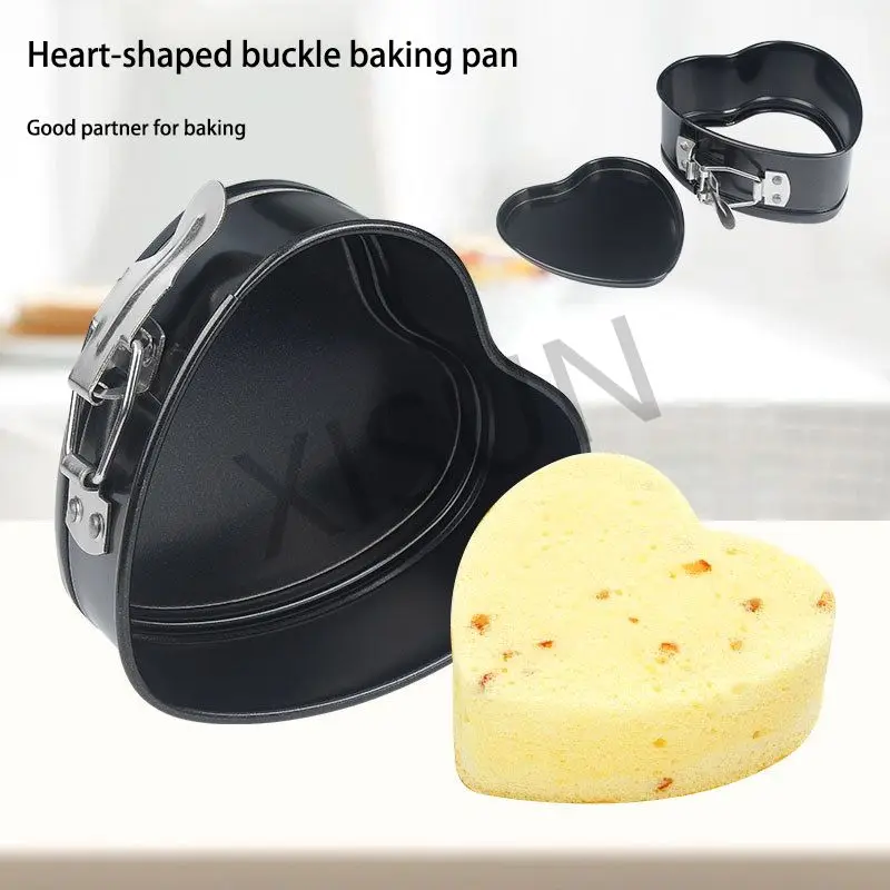 Love-Heart-Shape-Springform-Pan-Mini-4-Inches-Non-Stick-Carbon-Steel ...