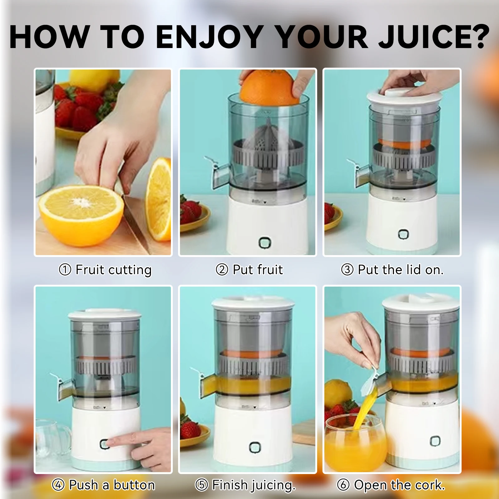 Portable-Wireless-Electric-Citrus-Fruit-Juicer-Can-squeeze-All-Kind-Of ...