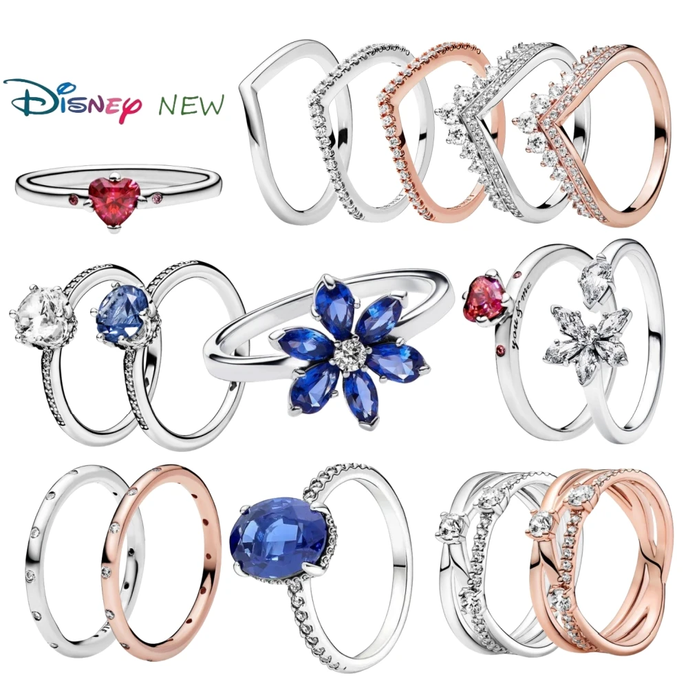 Disney-Brilliant-Red-Star-Wishing-Ring-Sparkling-Three-Ring-Ring-Ladies ...