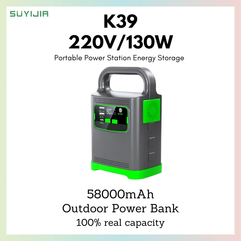 130W-Portable-Power-Station-58000mAh-Polymer-Outdoor-Camping-Energy ...