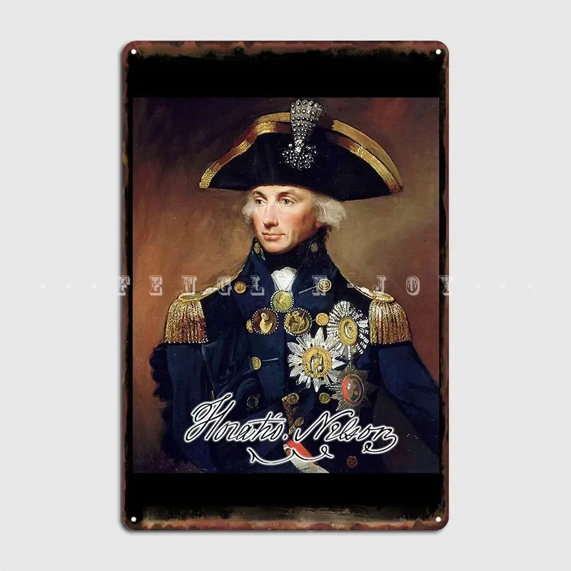 Nelson. Horatio Nelson. 1st Viscount Nelson Metal Sign Club Mural Funny ...