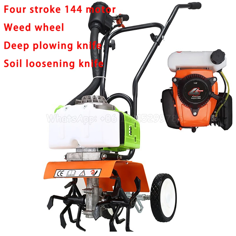 Multi-functional-agricultural-mini-tiller-gasoline-powered-lawn-mower ...