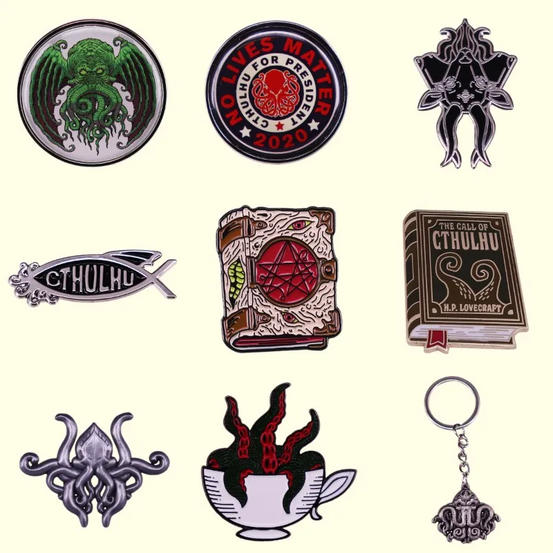 Perfect-Quality-Custom-Octopus-Tentacles-Enamel-Pins-Fiction-Game ...