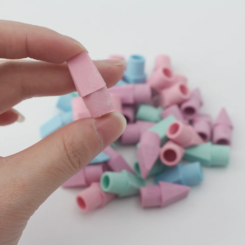 20Pcs light colored eraser in one pack,the macaron colored eraser can ...