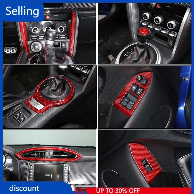 red-Real-carbon-fiber-For-Toyota-86-Subaru-BRZ-2012-2020-Car-Center ...